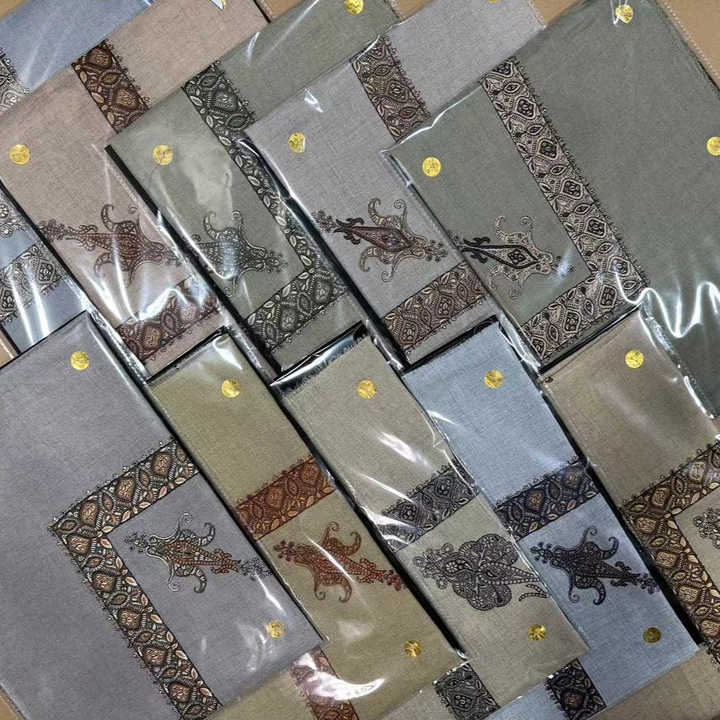 Wool Shemagh Arab Scarf Men Muslim Embroidery Ghutra Pashmina