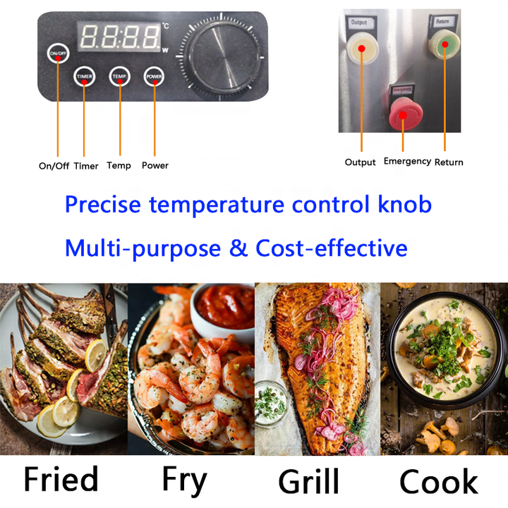 80-200 Liter Tilting Brat Pan - Efficient Induction Cooking