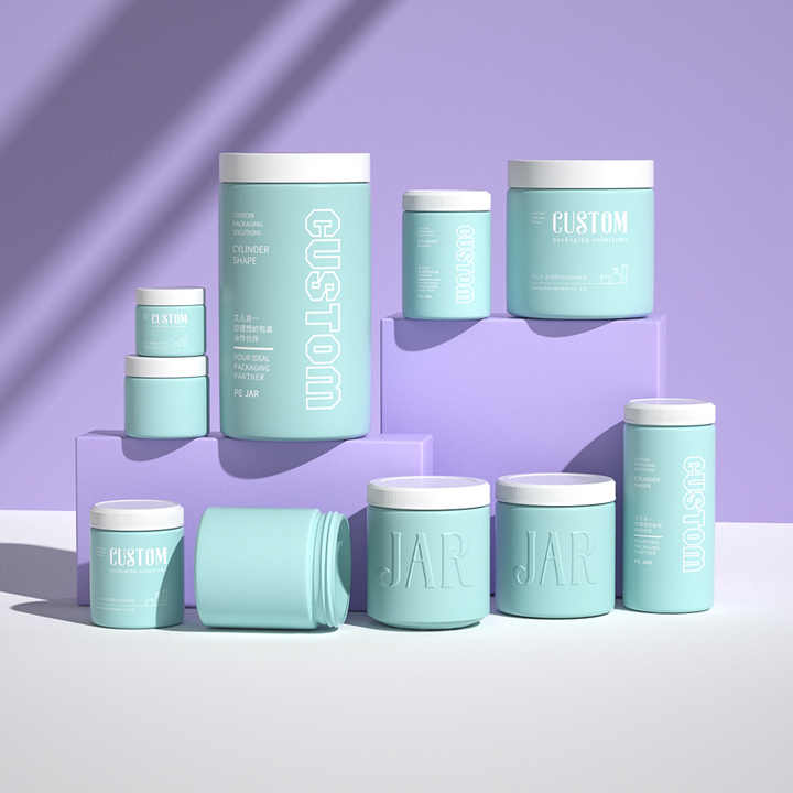 Wholesale Round Drug Packaging Jars - Food Grade PE Bottles