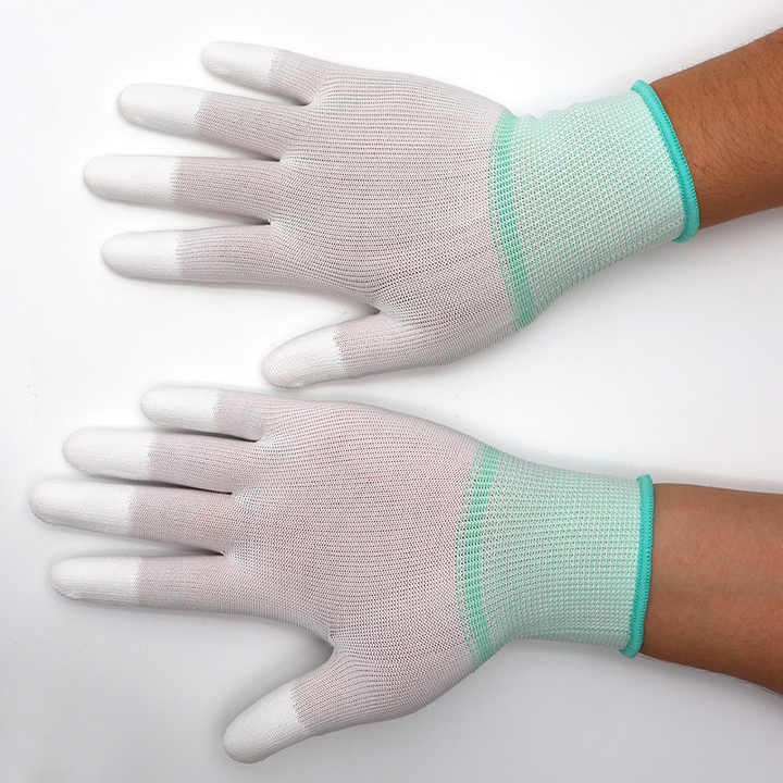 Conductive All-Safe Cleanroom Gloves Rifa PU Coated ESDD Hand Gloves ...