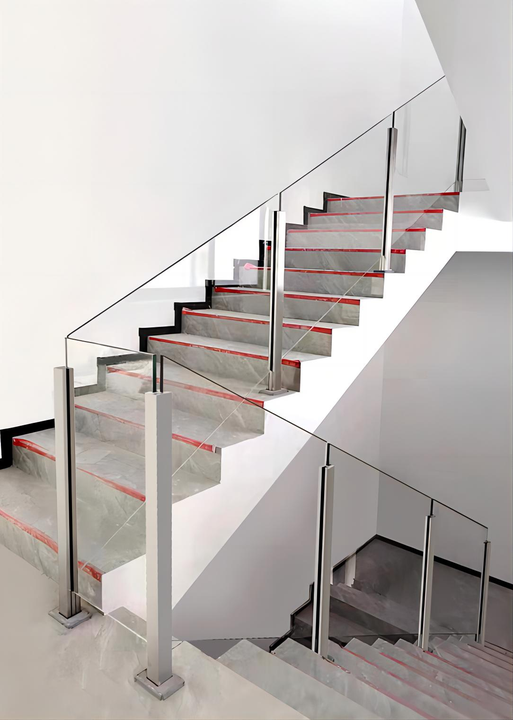 Modern Design U Channel Frameless Balustrade Handrails Balcony Glass ...