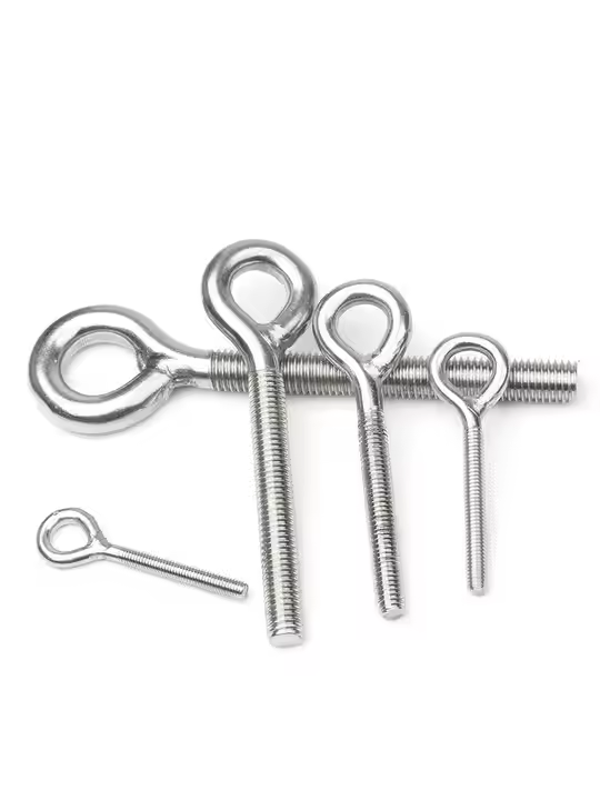 M6 25mm Heavy Duty Stainless Steel Screw Eye for Wood