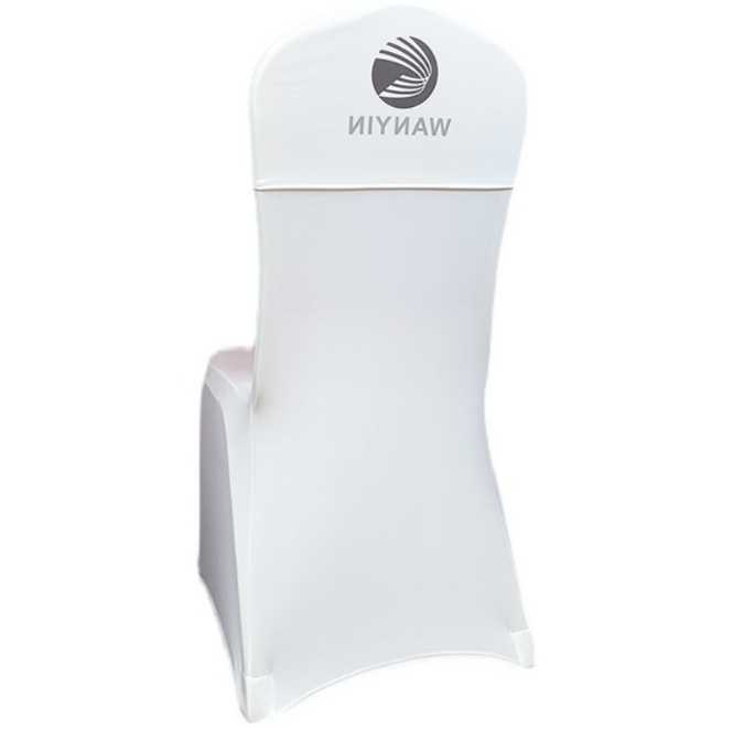 Custom Any Design logo Reserved Stretch Fabric Chair Advertising Covers ...