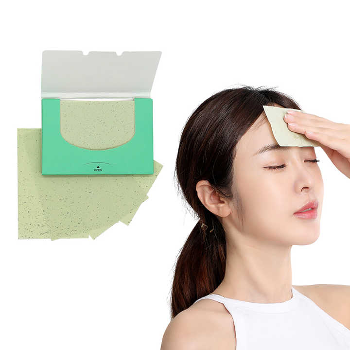 Papel absorbente de aceite facial portátil personalizado hojas ...