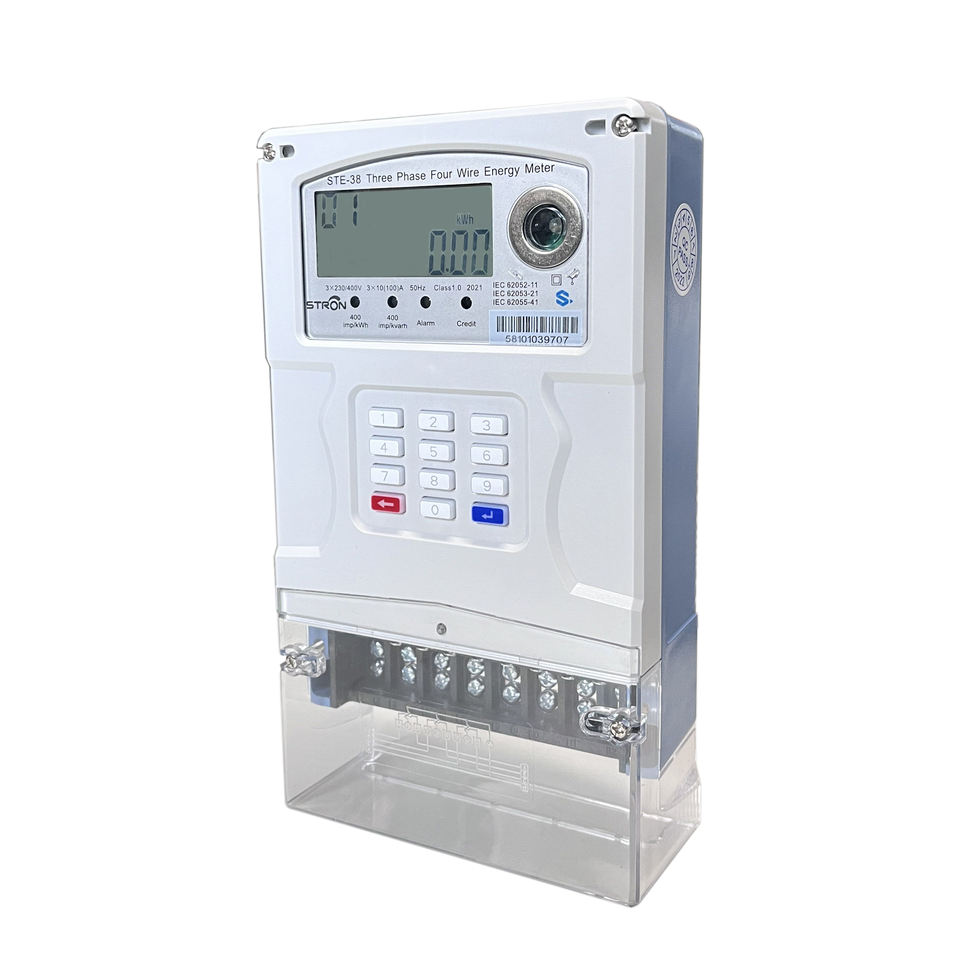 DLMS STS Smart Three-Phase Multi-Function KWH Electricity Meter with LoRa/RF Communication IP54 ...