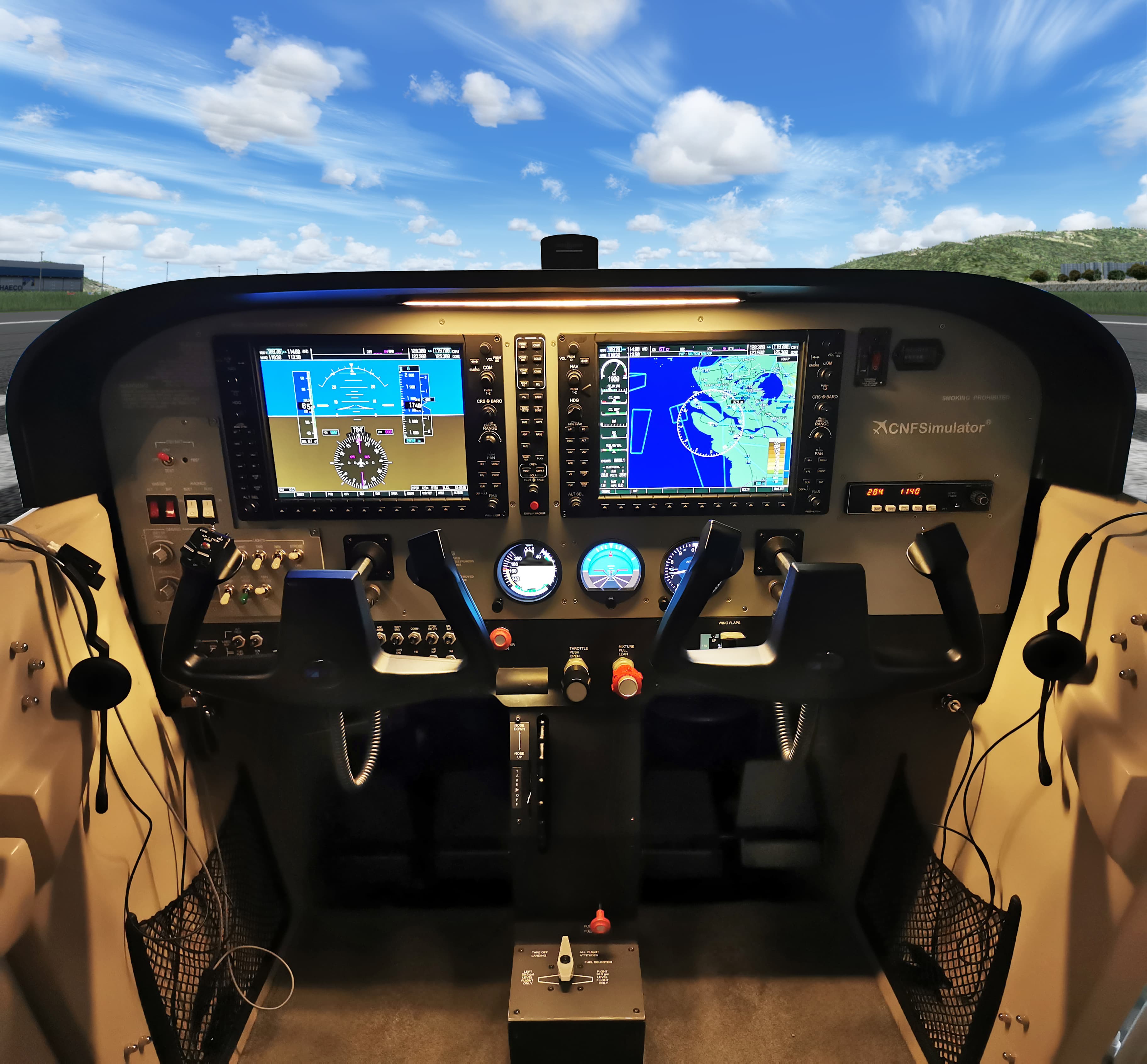 Cessna Simulator Cockpit - Realistic Flight Training
