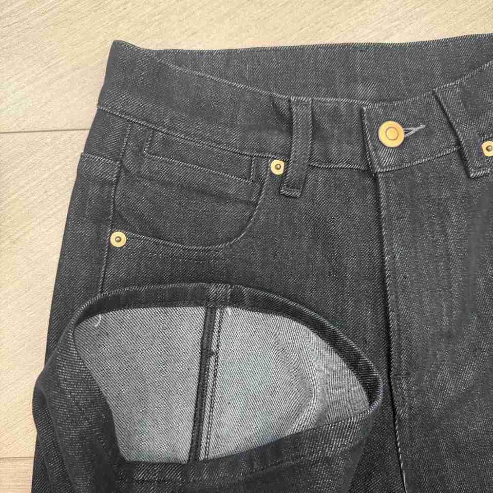 Custom Casual Light Cute Vintage Enzyme Mid Waist 100% Cotton Bootcut ...