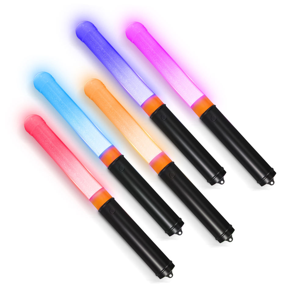 Concert Party LED Light Stick Bright Flashlight Glow Stick Programmable ...