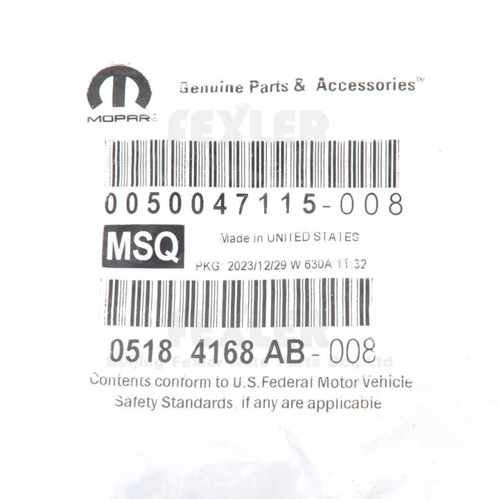 5184168AB Suitable for Jeep Grand Cherokee WK2011-3.6L 3.0L Wrangler ...