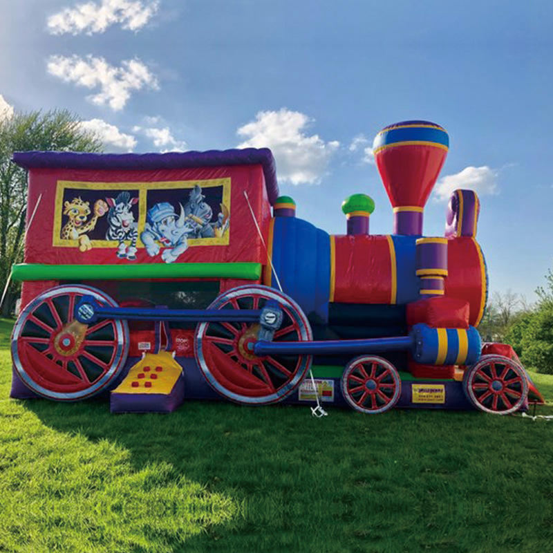 Cartoon Inflatable Train Model Popular Giant Inflatable Train Mascot ...