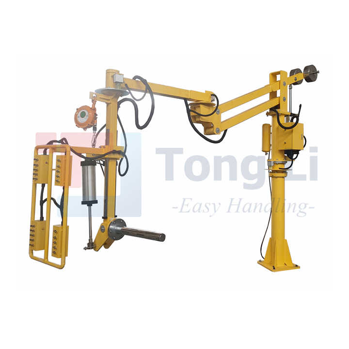 Vacuum Lift Mobile Telescopic Vacuum Lifter Robot Mini Crane Pneumatic ...