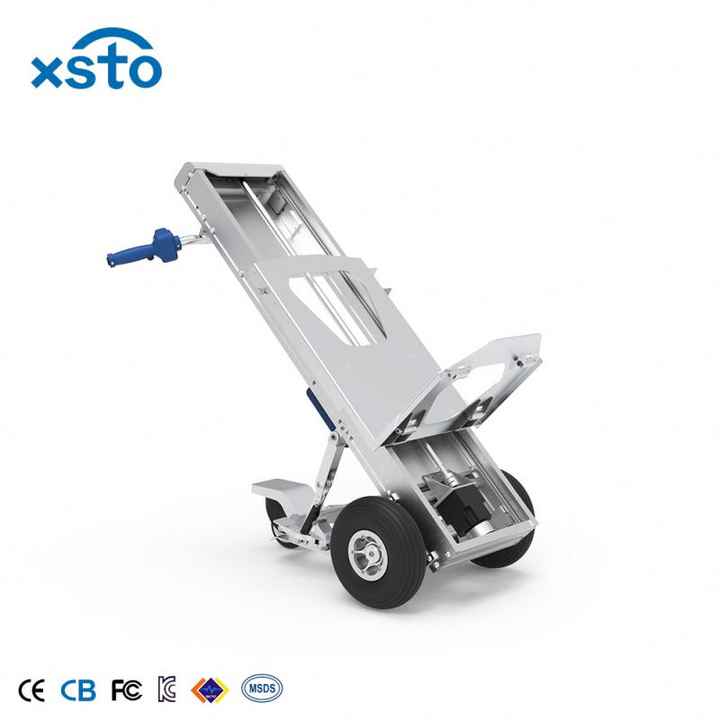 Dollies Electric Cargo Cart With Ladder Foldable Handtruck Platform ...