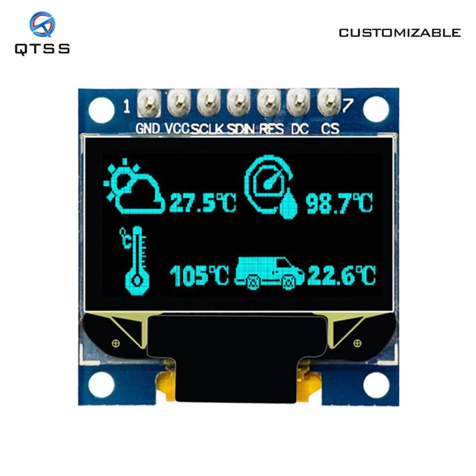 0.96 Inch SPI Interface OLED Display - Low Power SSD1306