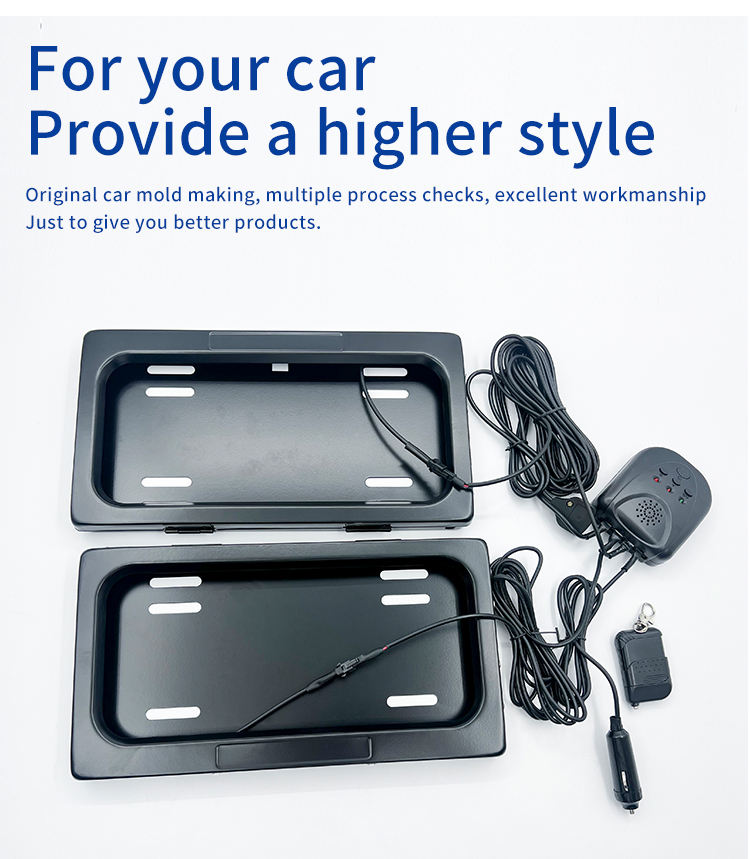 Wholesale XT 2 Pack License Plate with Electric Remote Control ...