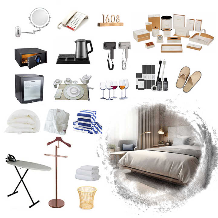 Supply Full Set Hotel and Resort Supplies Guest Room Luxury Hotel ...
