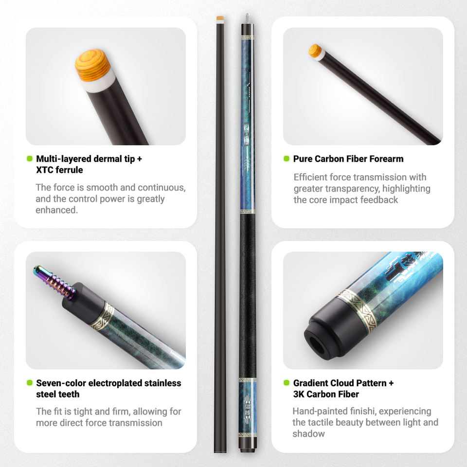 Factory Customized 2026 1/2 Split 57.87 Inch 12.5mm Radial Pin Carbon ...