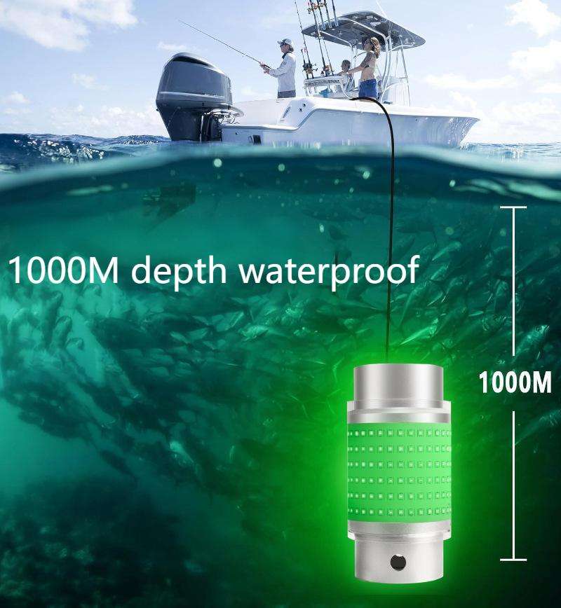 OEM Underwater 1000 Meter Fishing Light Green Submersible High Power ...