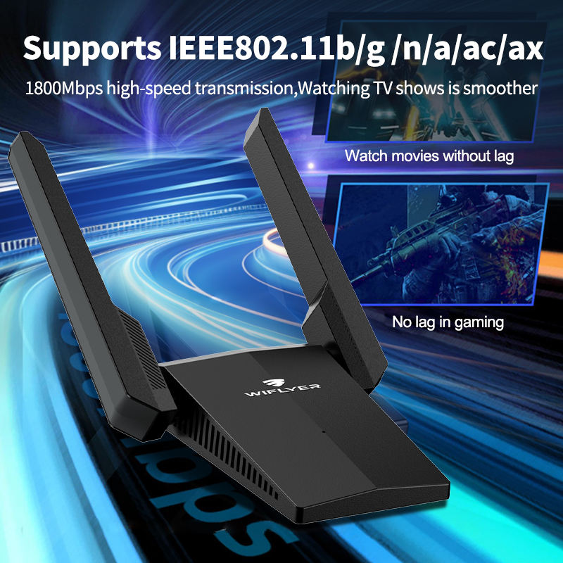 1800mbps Wifi6 Type-C Adapter - Fast & Reliable Wireless