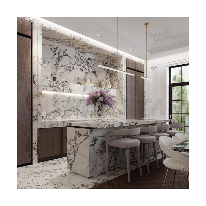 Newstar Purple Viola Marble Viola Calacatta Marble Stone Countertops ...