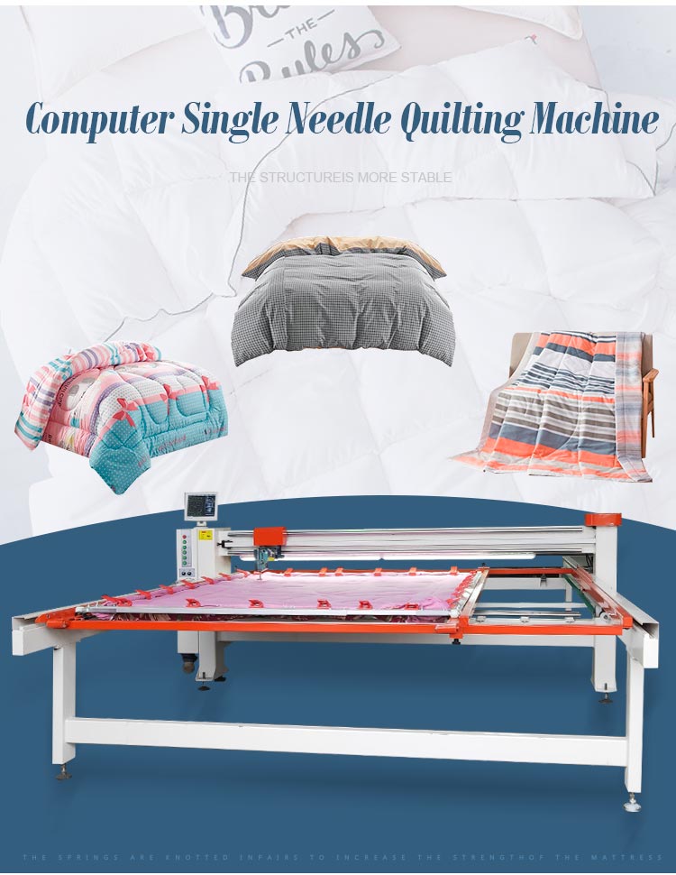 Automatic Quilt Quilt Mattress Double Sided Quilting Machine Multi ...