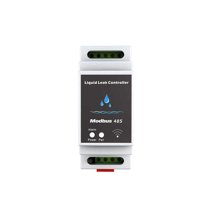 RS485 Dry Contact Guide Rail Tuya WIFI Water Leak Controller with ...