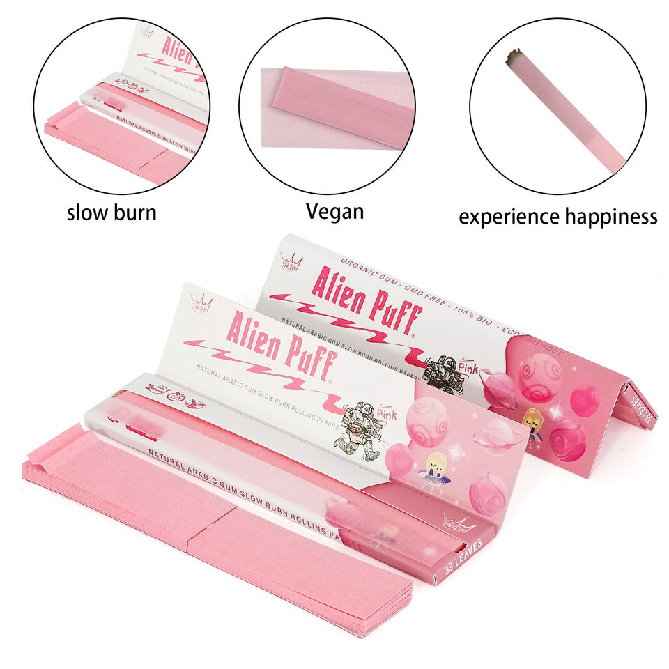 Alien Puff Food Standard Wood Pulp Hemp Herb Leaves Wrap Slim Paper ...