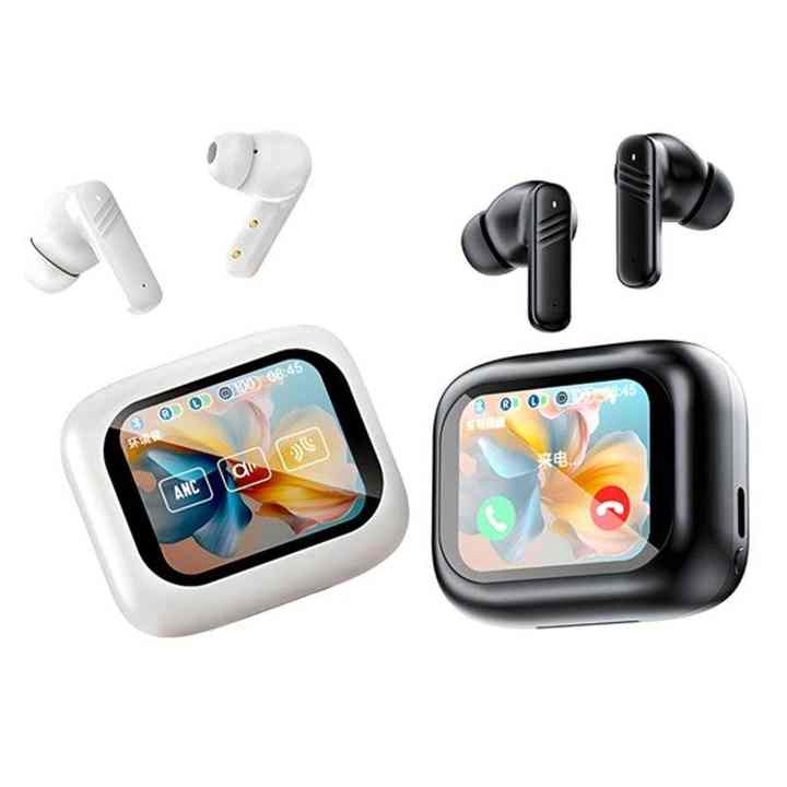 Noise Cancellation TWS Headphones - LX-10 LCD Touch Screen