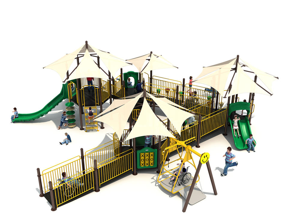 Inclusive Modern Public Playground Equipment for All Abilities Kids ...