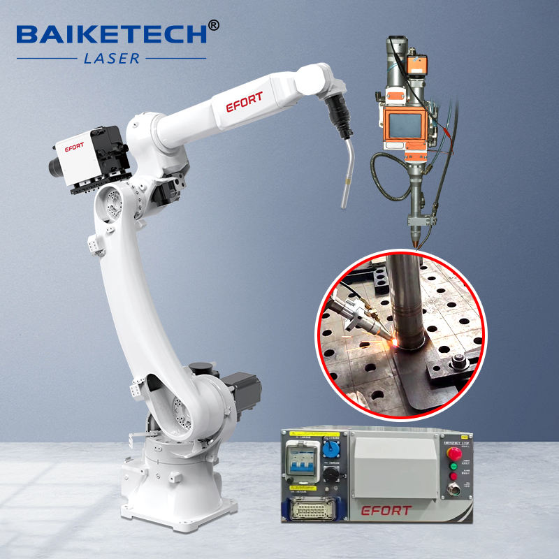 Automatic Control Industrial Robot Fiber Laser Robot Arm Welding ...
