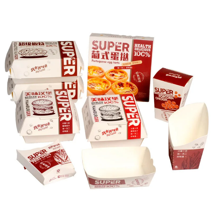 Custom Eco-Friendly Fast Food Packaging - Burger Boxes