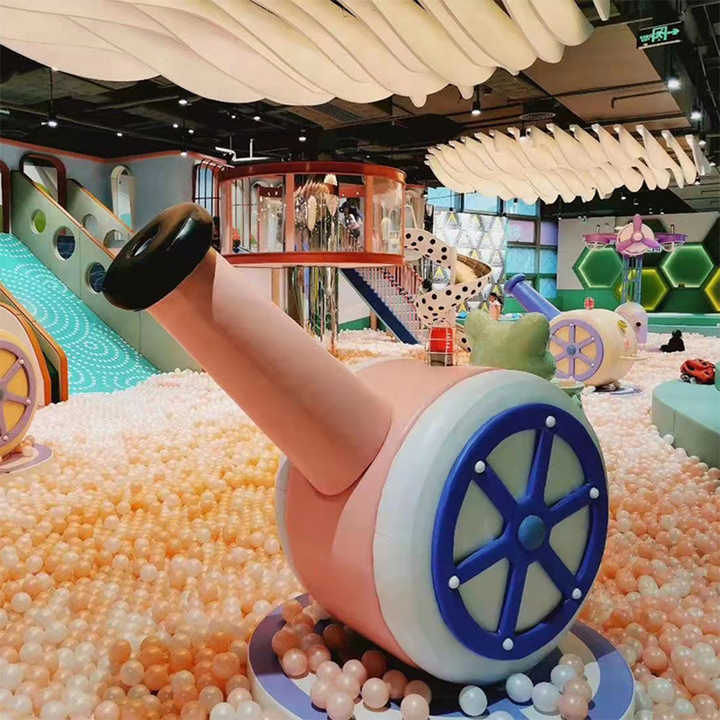 Indoor Playground Equipment - Customized Cannon Ball Blaster for Kids