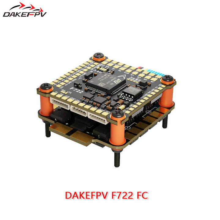 DAKEFPV F722 Flight Controller F722 FC Support INAV Betaflight 30x30mm F7 Flight Stack Flytower ...
