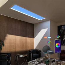 RYOPT Led Indoor Artificial sunlight Skylight Ceiling Panel Roof Window ...