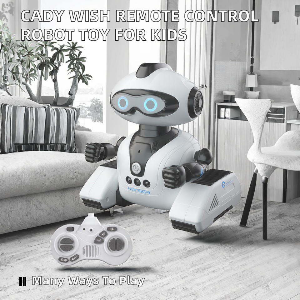 Hot Sale Cady Wish Intelligent Remote Control Plastic Service Robot ...