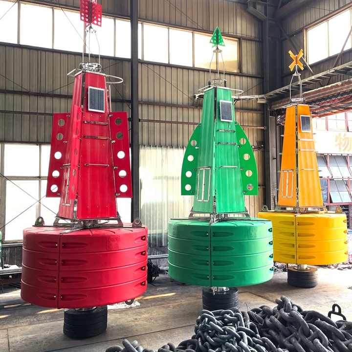 Marine Navigation Polymeric Polyethylene Buoy with Radar Reflection ...