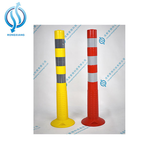 Safety Flexible Plastic Bollard Traffic Column Barrier Posts Delineator ...