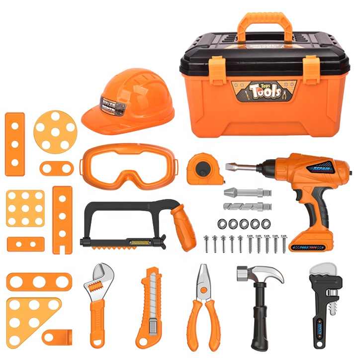 Leemook 38pcs children pretend play preschool tool sets educational ...