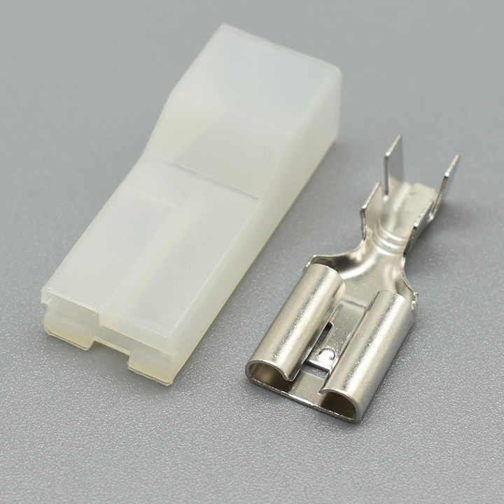 1Pin 9.5mm Series DJ7011-9.5-21 Female Wire Connector Terminal Plugs Socket Harness Soft Jacket ...