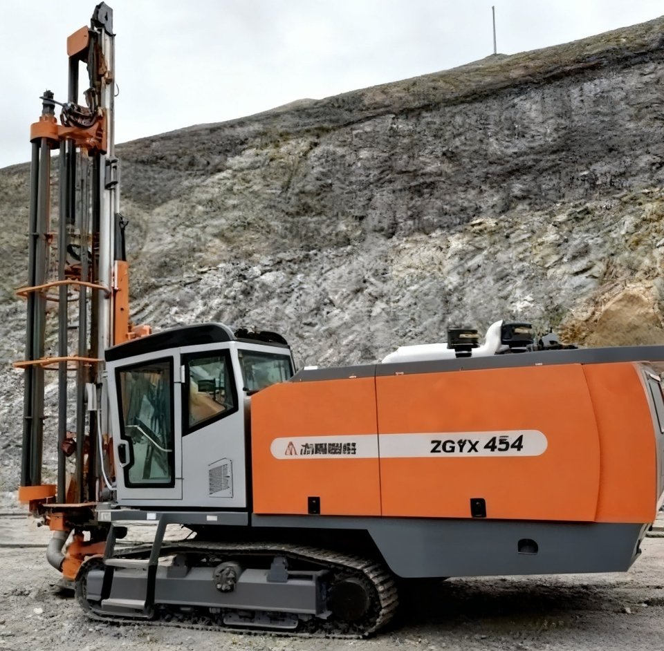 APCOM Rotary Drilling Rig with Cummins Diesel Engine Air Compressor ...
