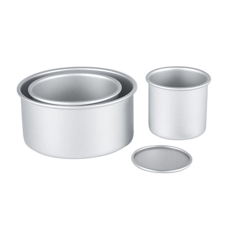 Aluminum Vertical Edge Deep Pizza Cake Pan Straight Side Round Deep ...
