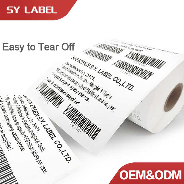 Factory Price Self Adhesive Paper Stickers Roll - 4x6 Labels