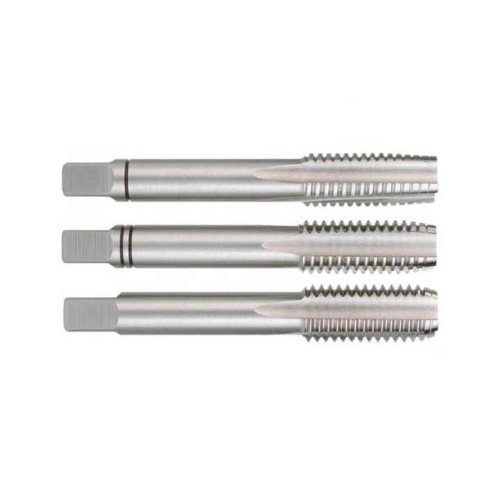 Hand Tap Set Taper Plug Bottom Alloy Steel Carbon Steel Din352 Machine ...