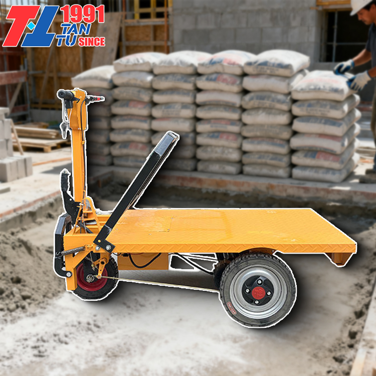 1 Ton Platform Trolley - Heavy-Duty Electric Cargo Mover