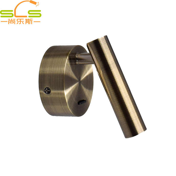 Modern Style Aluminum Body Wall Mount Bedside Lamp LED Reading Wall ...