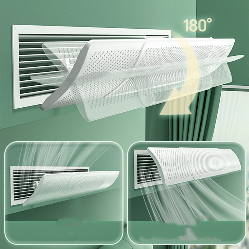 Retractable Rectangle Air Conditioner Wind Deflector Anti-Direct ...