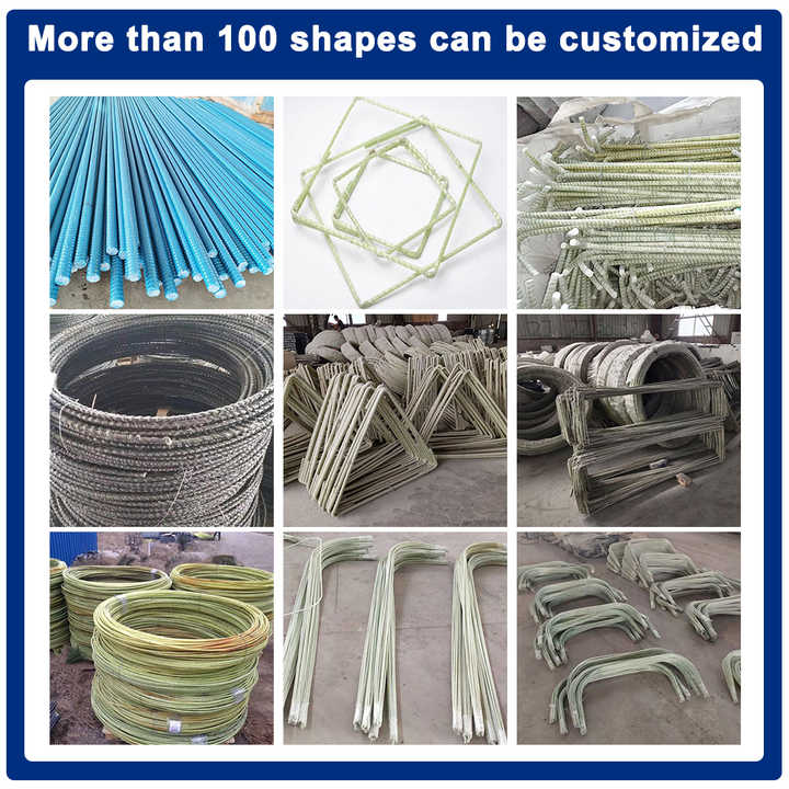 High Performance Glass Fiber Rebar Durable FRP Profile Basalt ...