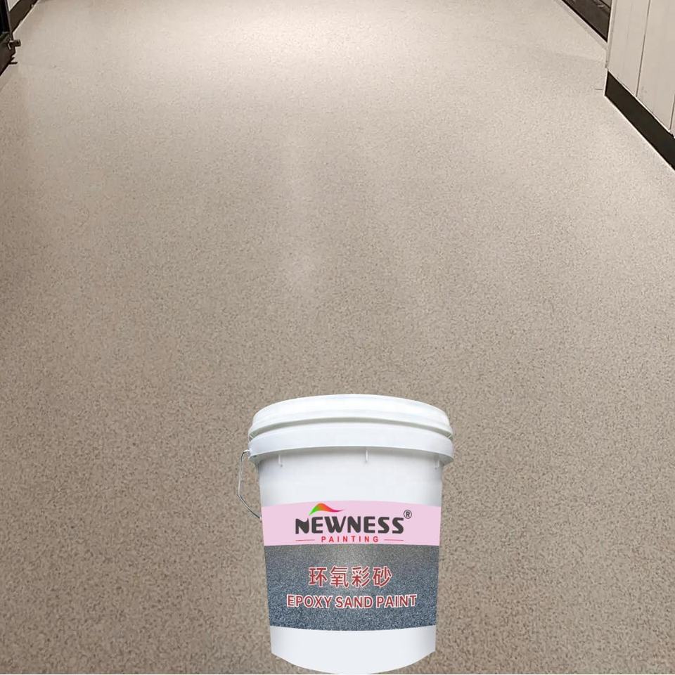 10 in 1 Epoxy Colored Sand Floor Paint for New Upgrade High Gloss and ...