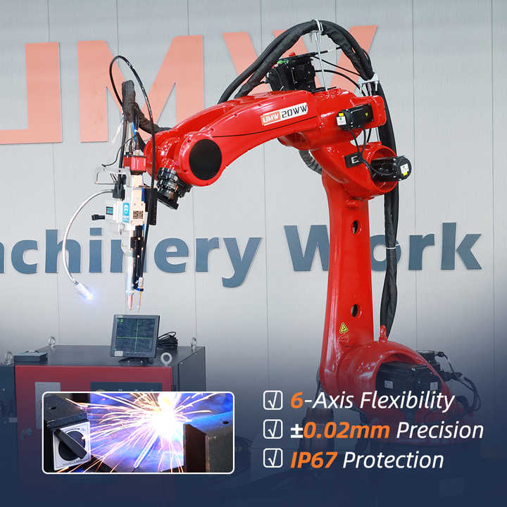 6-axis Articulated Robot Arm with Smart Welding System