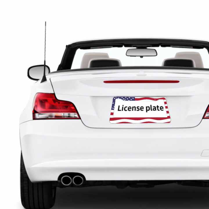 Customizable Car License Plate Frame - Superior Quality