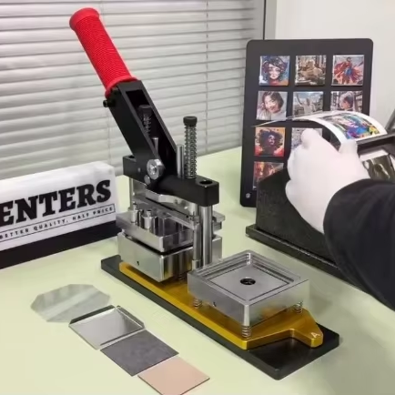 Square Fridge Magnet Making Machine Kit - Includes Materials